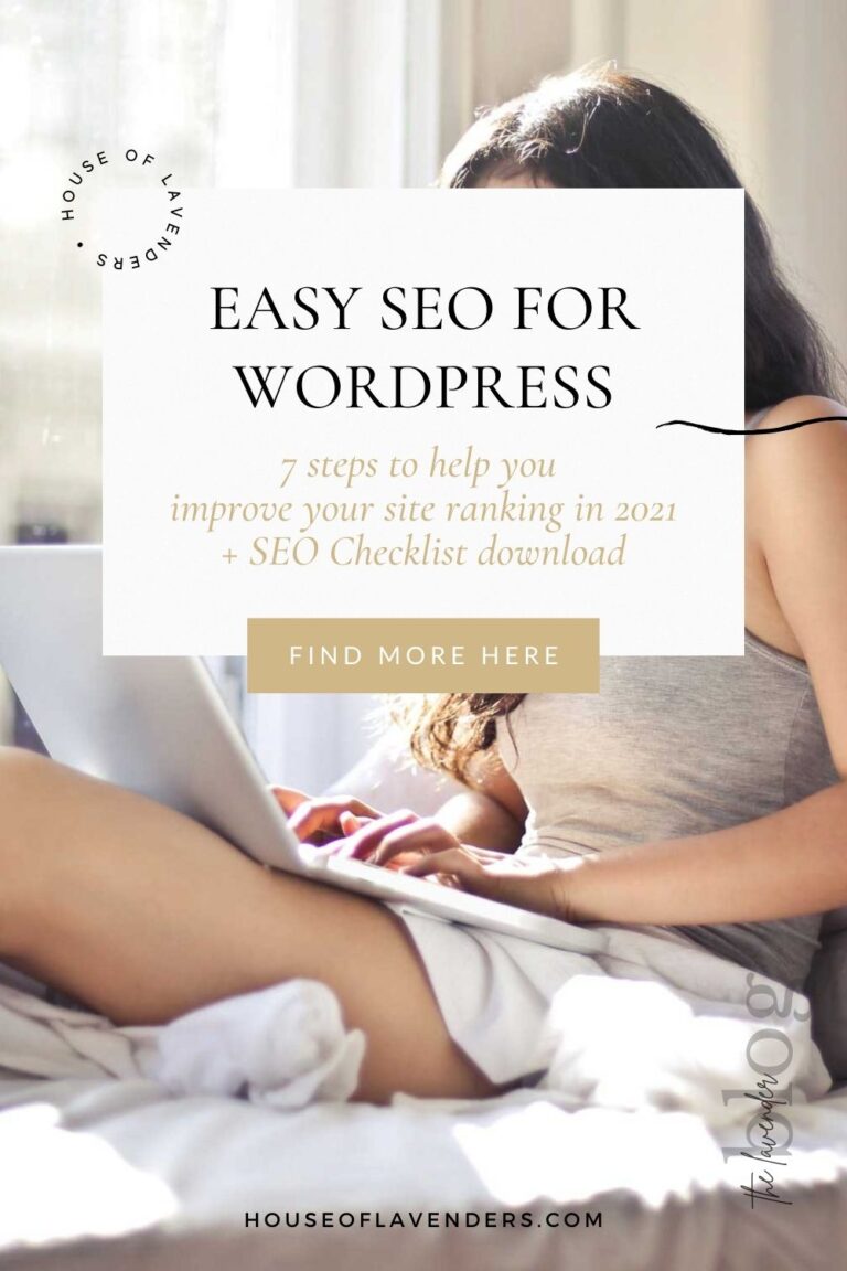 Simple SEO for Beginners - Easy Step By Step Guide - House Of Lavenders